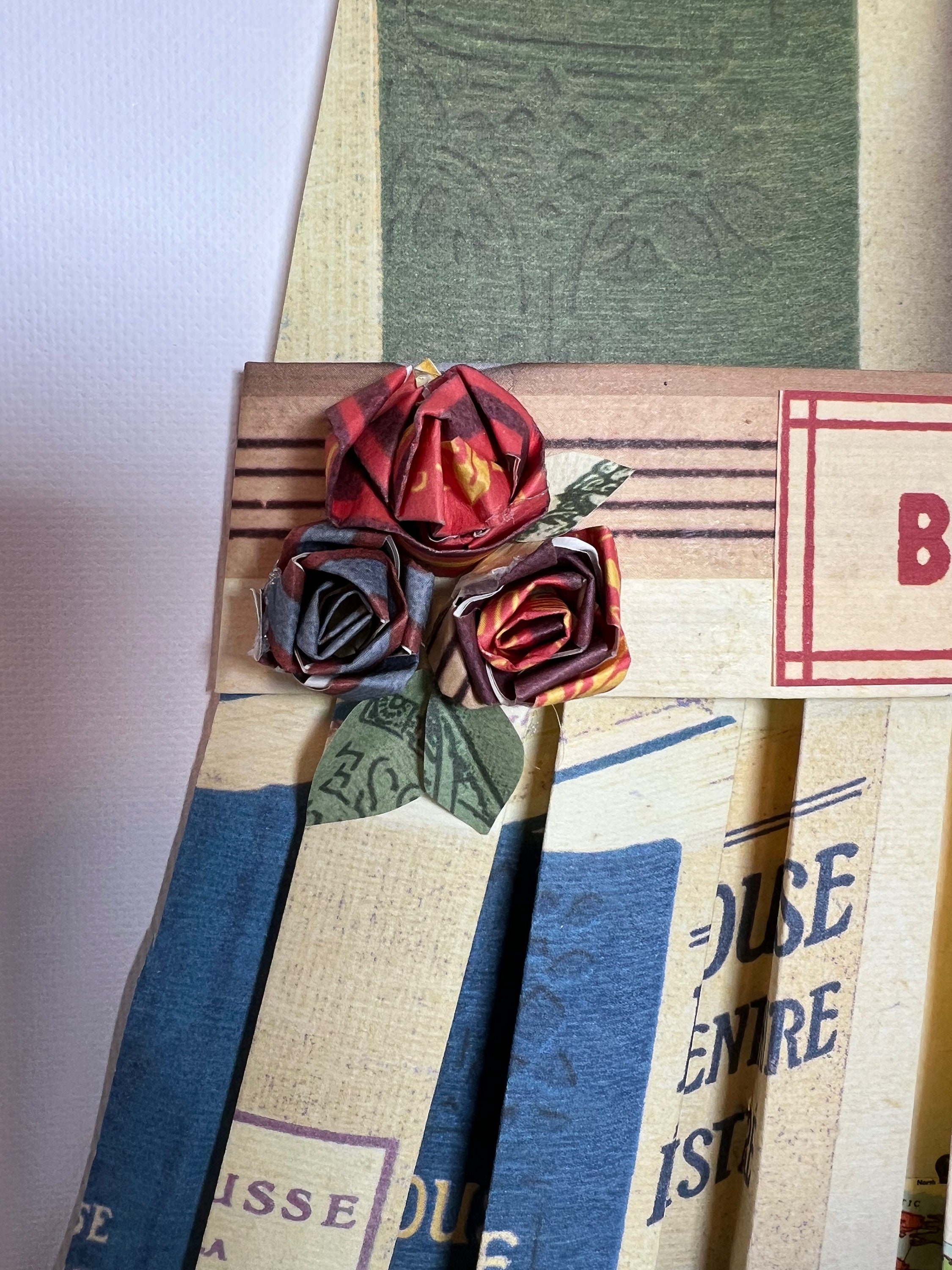 Vintage Style French Book Print Dress Wall Hanging, Read Classroom ...