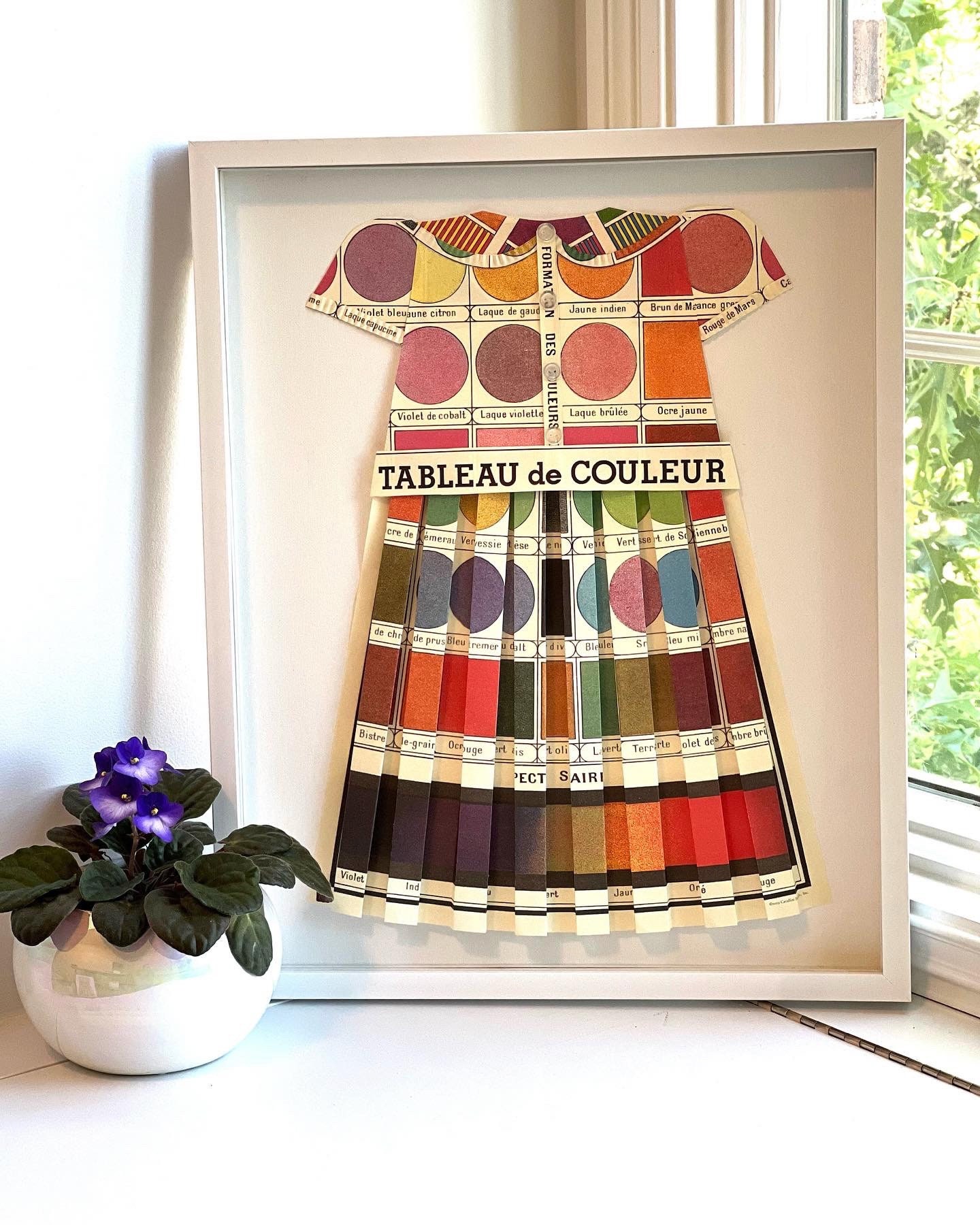 Paper Color Chart Map Dress Artsy New Mom Gift Gift for - Etsy
