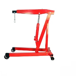 Engine Hoist Plans DIY Work Shop Crane Garage Lift System Build Your ...