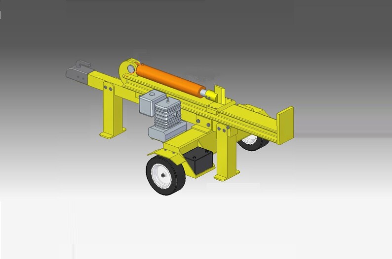 Log Splitter Plans DIY Firewood Wood Cutter Building 20 Ton Build Your ...