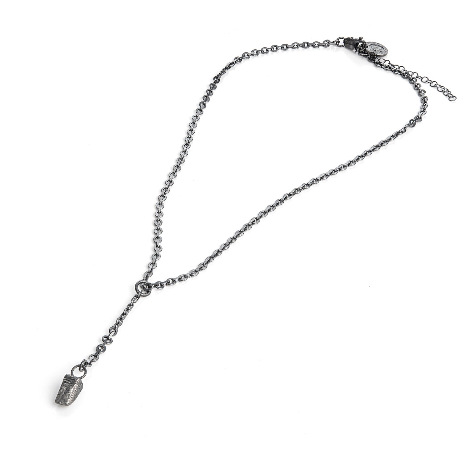 Silver Lariat Necklace Y Necklace Long Lariat Necklace - Etsy