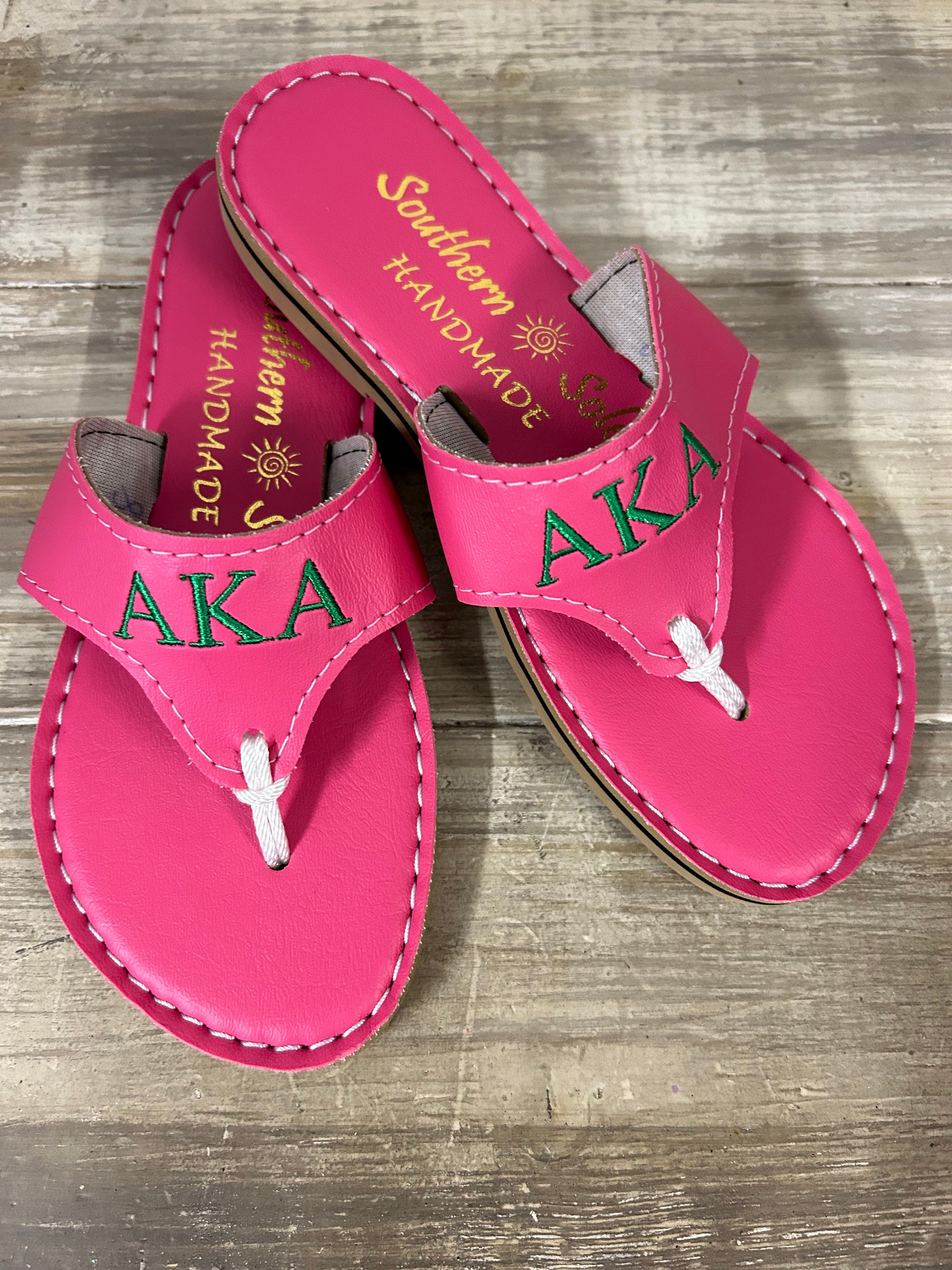 AKA on Pink Sandals - Etsy