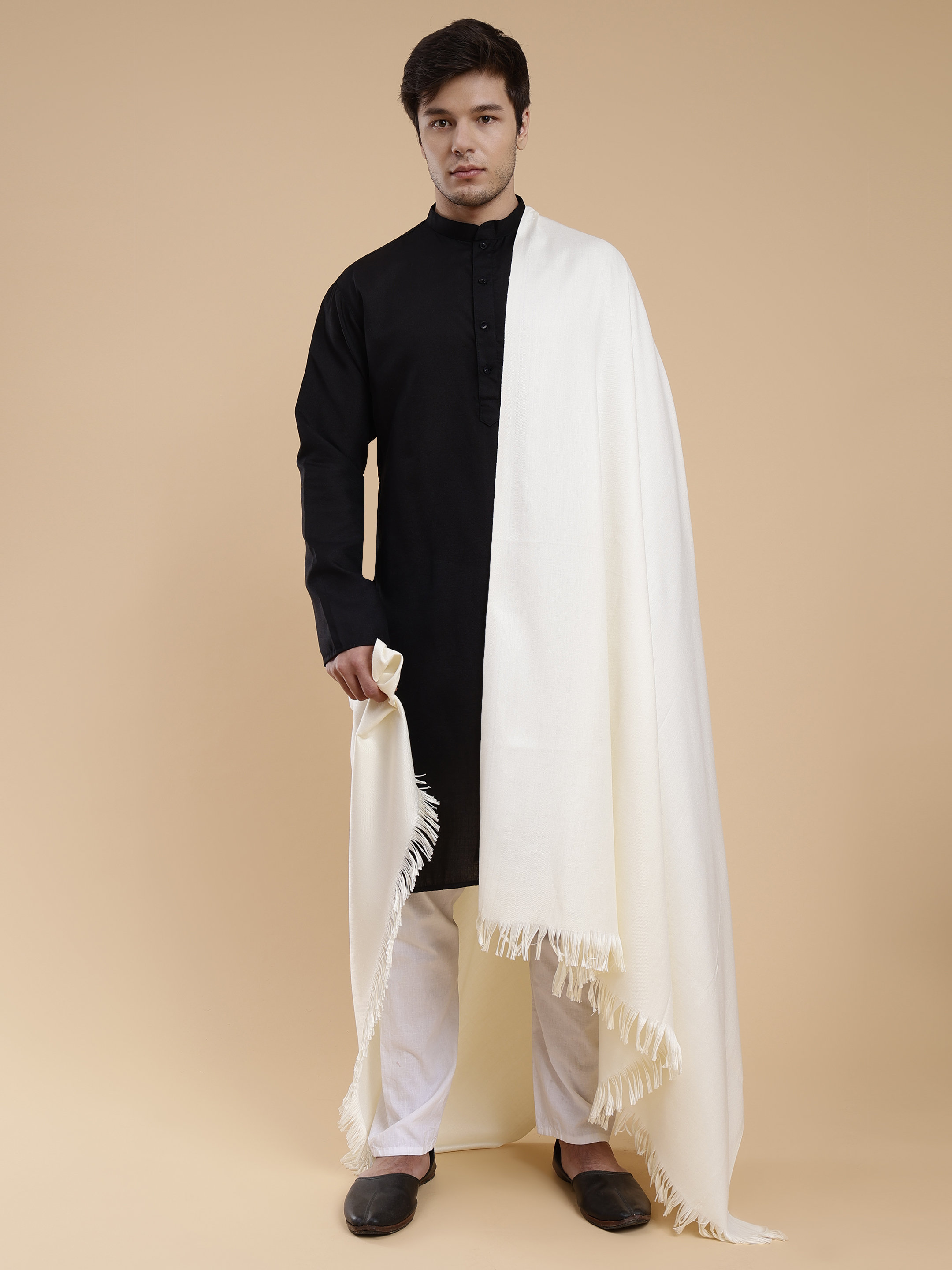 Men's Pure Wool Shawl , Men's Lohi ( Large Size - Tooshi Colour ...