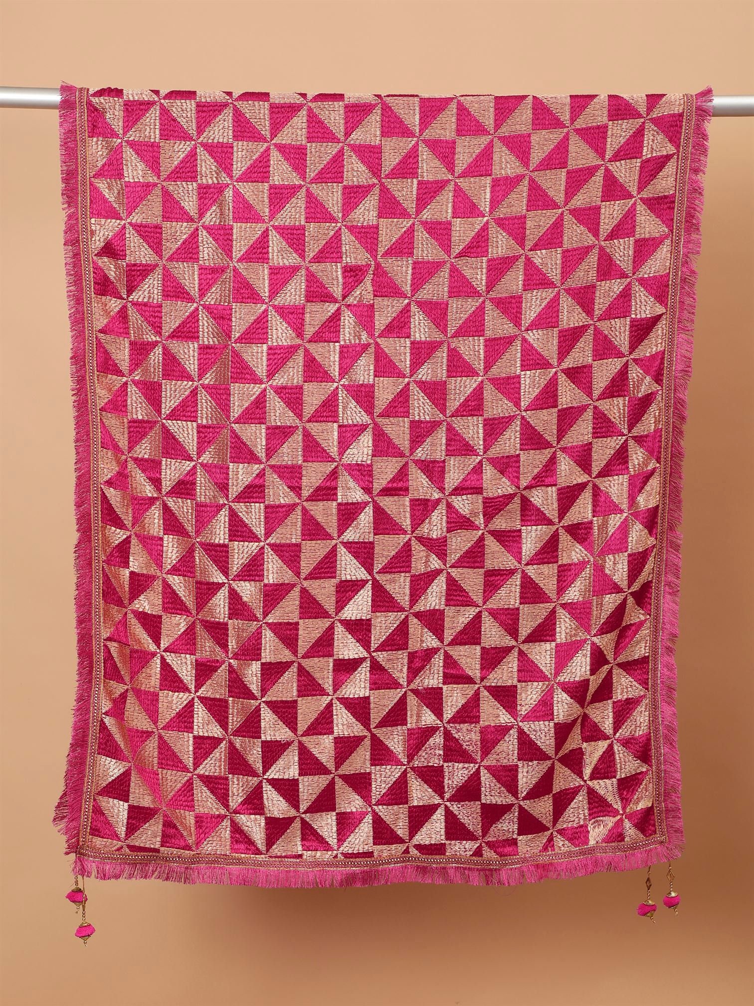Phulkari Dupatta for Women, Bridal Dupatta, Indian Dupatta Handmade ...
