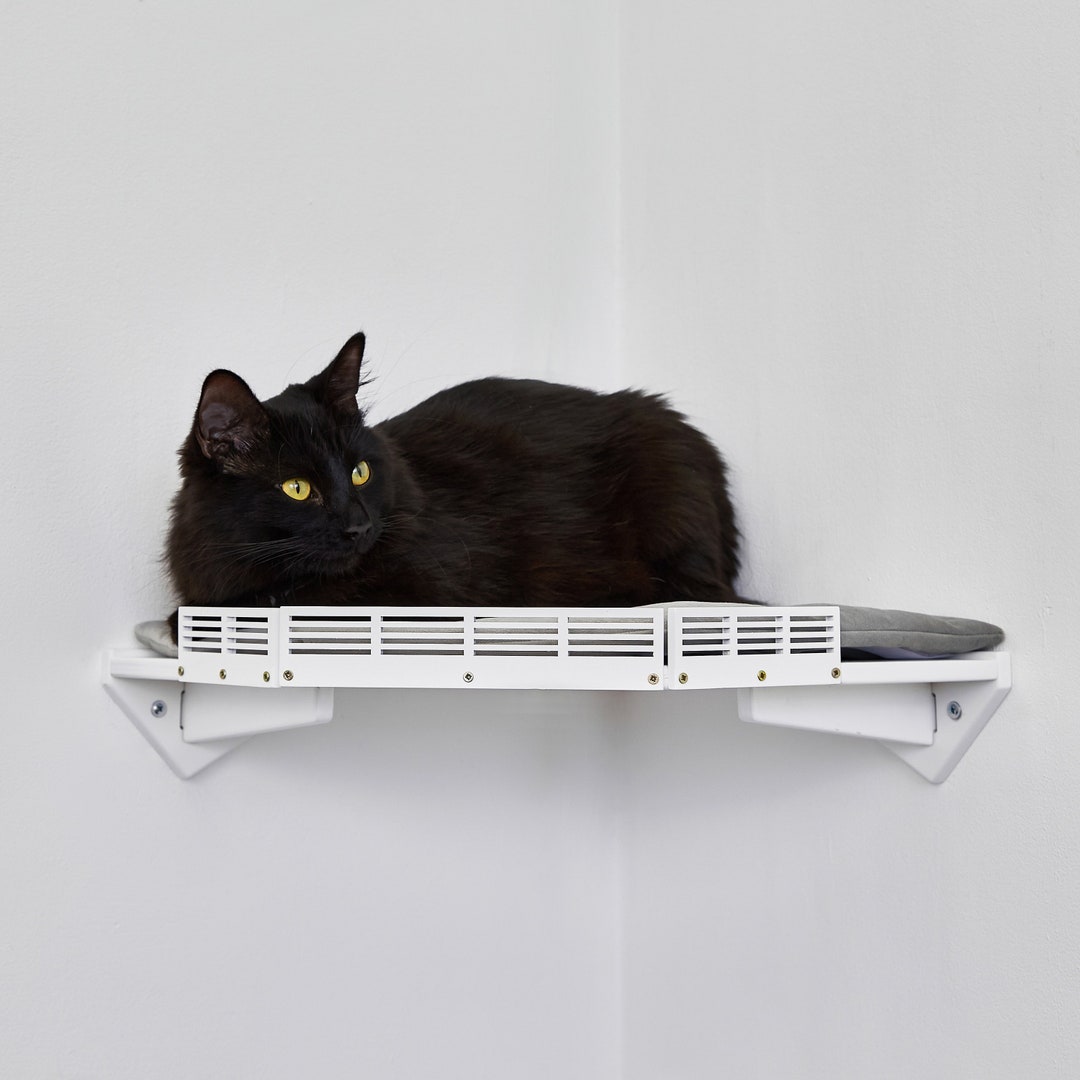 Cat Corner Shelf, Cat Corner Bed Wall Mounted, Cat Shelves, Cat ...