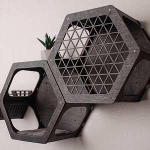 Cat Tree, Hexagon Shelves, Cat Shelves, Cat Wall Furniture, Cat House ...
