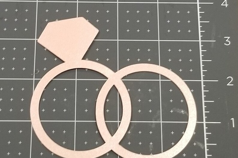 Engagement-wedding- Rings- Cutouts - - Etsy
