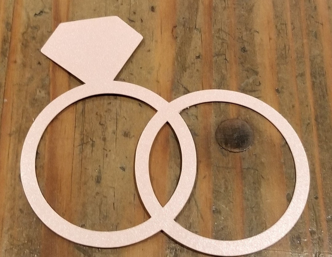 Engagement-wedding- Rings- Cutouts - - Etsy