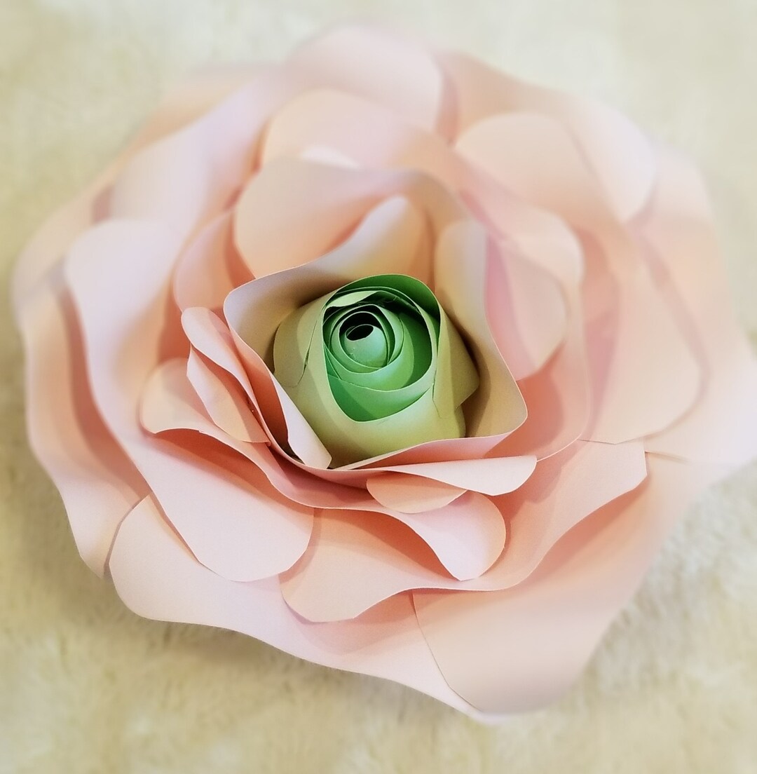 Pink Rose - Paper Rose/flower - Baby Shower - Wedding - Photo Backdrop ...