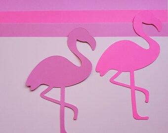 Flamingo Die Cuts 20 Pcs Paper Shapes Cardstock Cutouts - Etsy