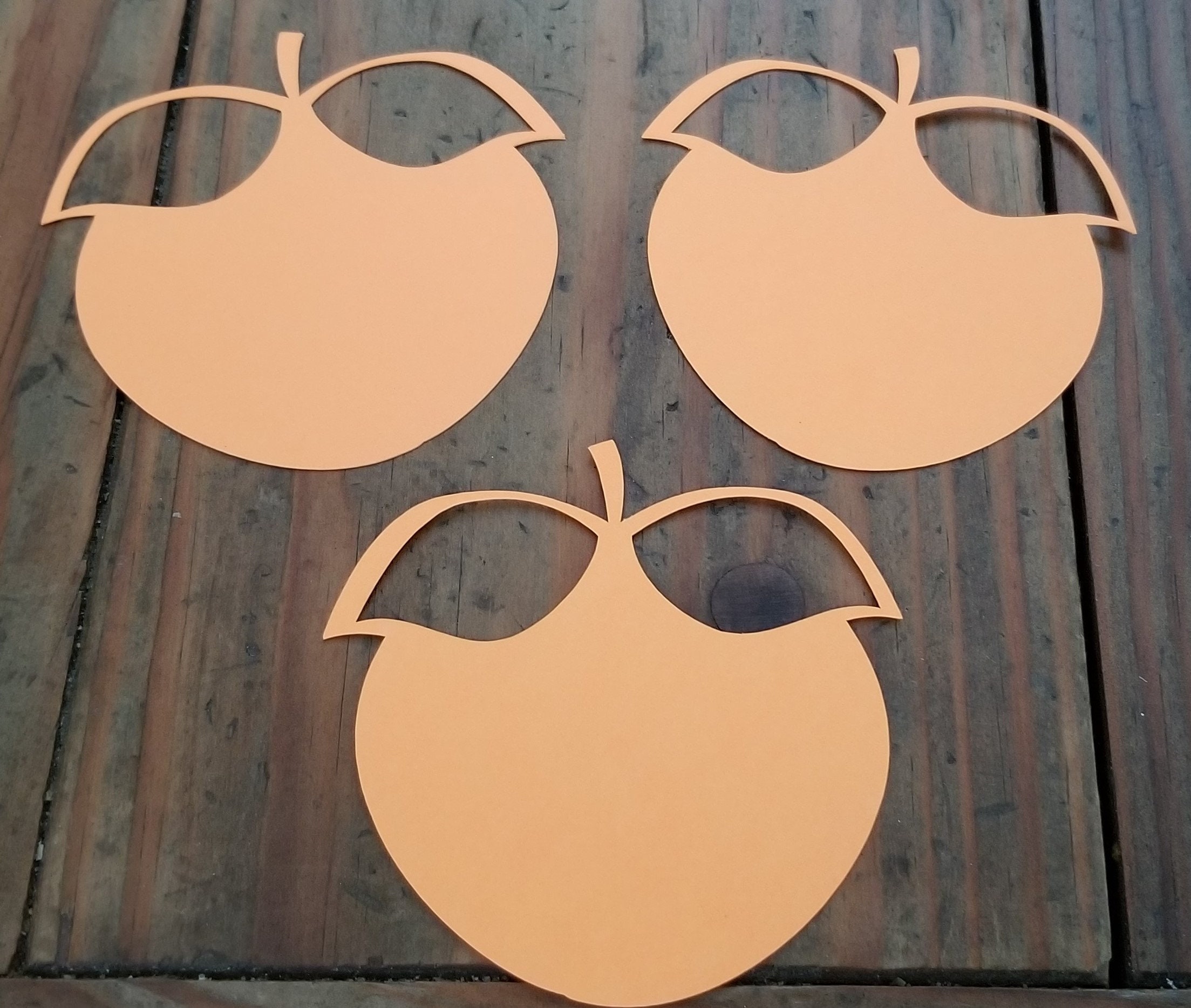Peach Cutouts - - Etsy