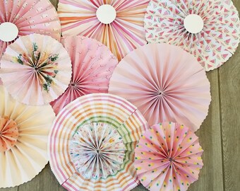 Pink Rosettes - Etsy