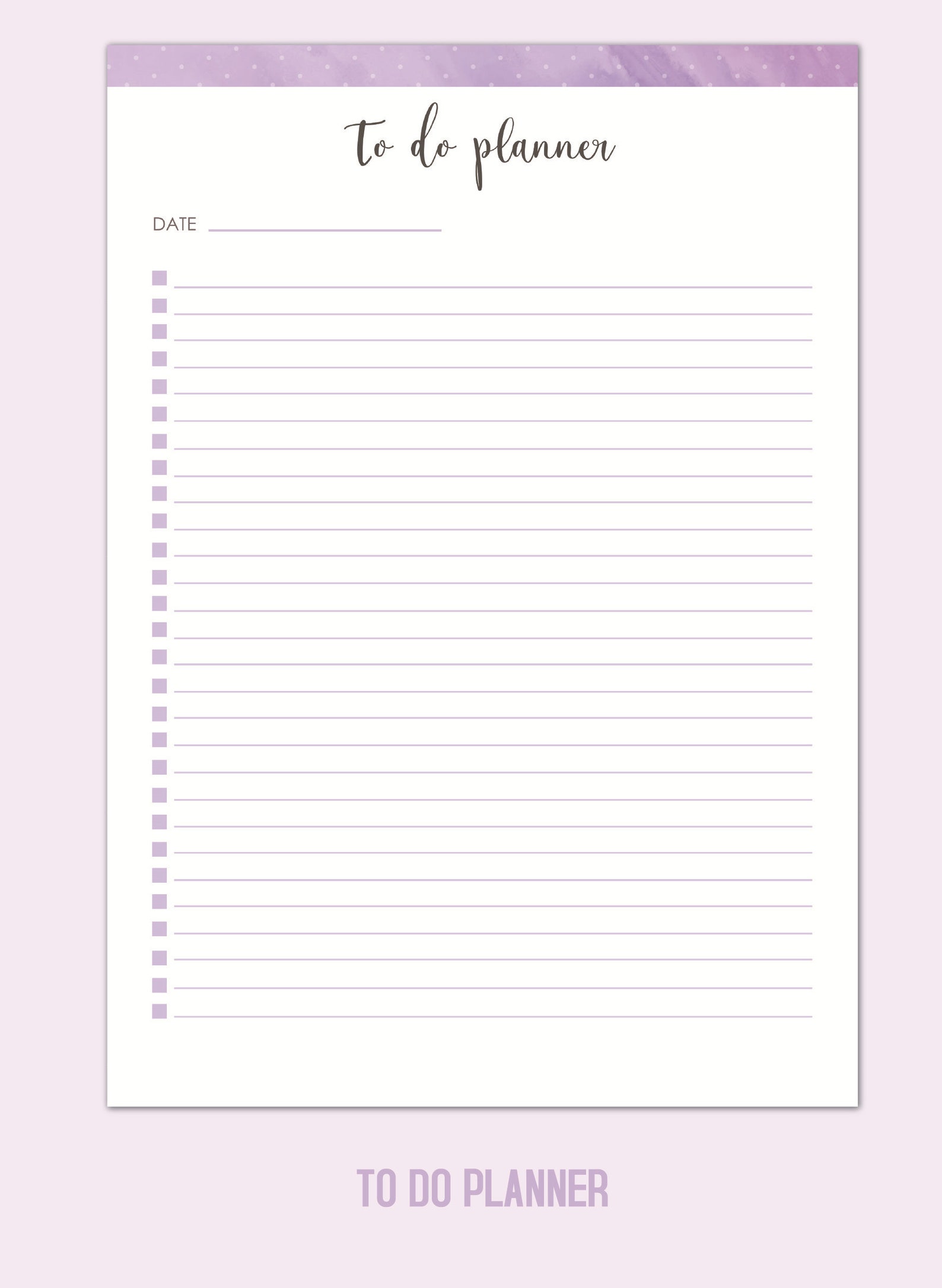 To Do Planner, Printable Planner Pages, Downloadable Planner Pages ...