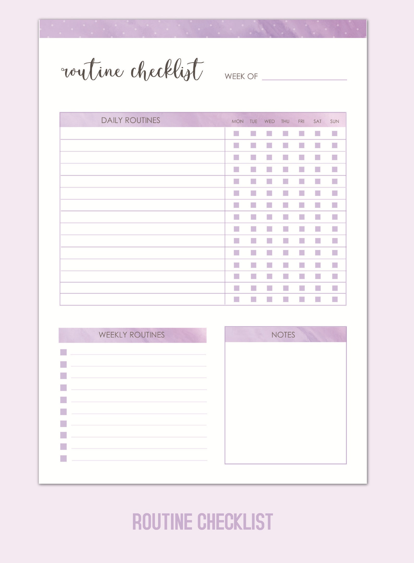 Habit Tracker, Printable Planner Pages, Downloadable Planner Pages ...