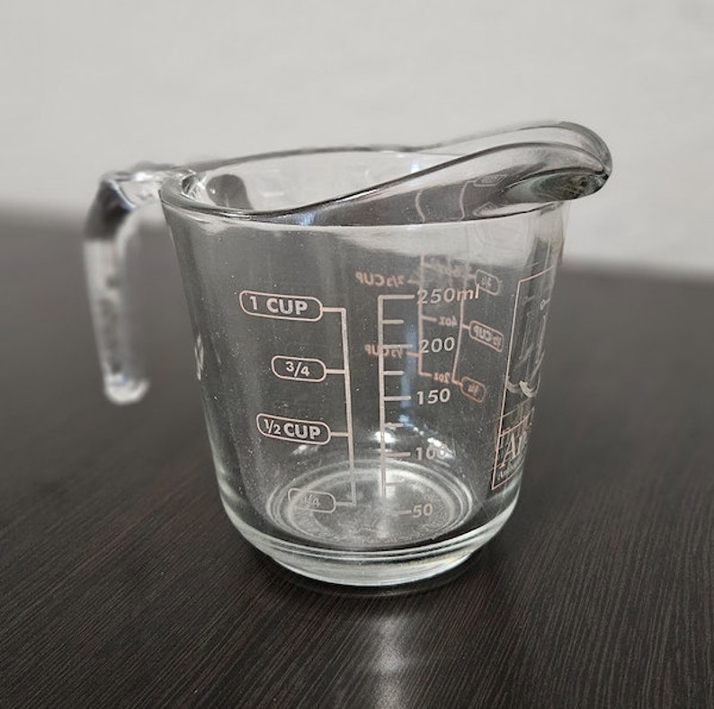 Anchor Hocking 1 Cup Measuring Cup - Etsy