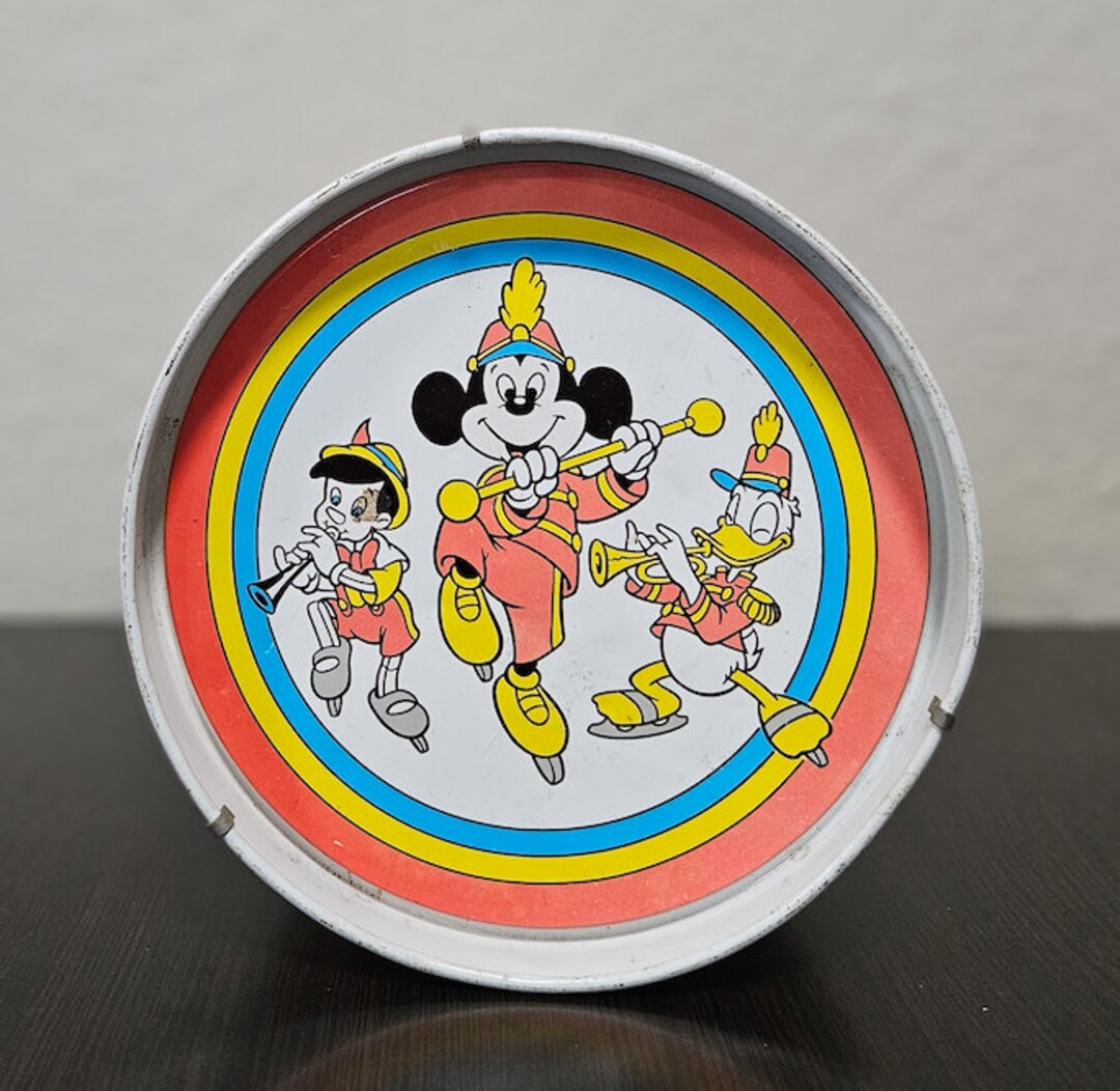 VINTAGE DISNEY Tin Drum - Etsy