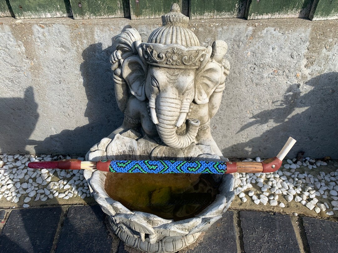 Blood Wood, Lama Bone & Porcupine Spine Straight Tepi From the Jungle ...