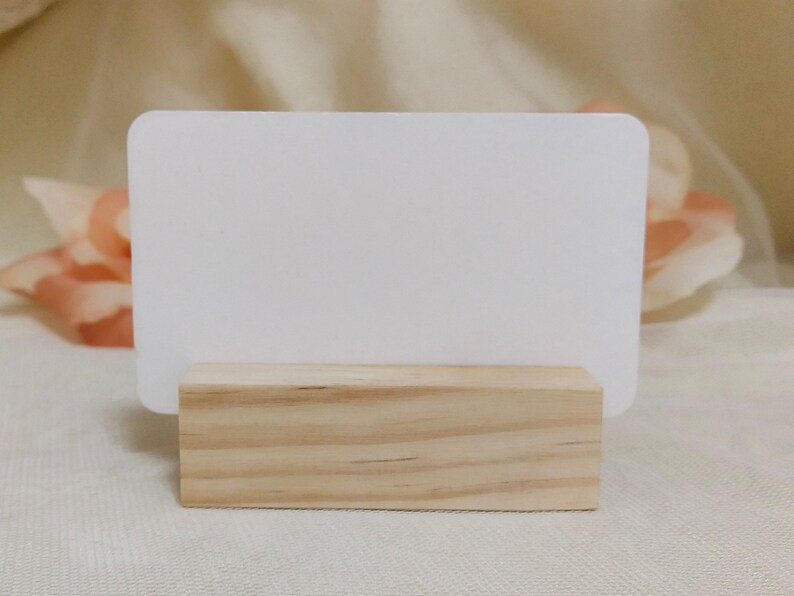 Wood Table Stands,name Place Card Stand, Wood Holder, Table Numer ...