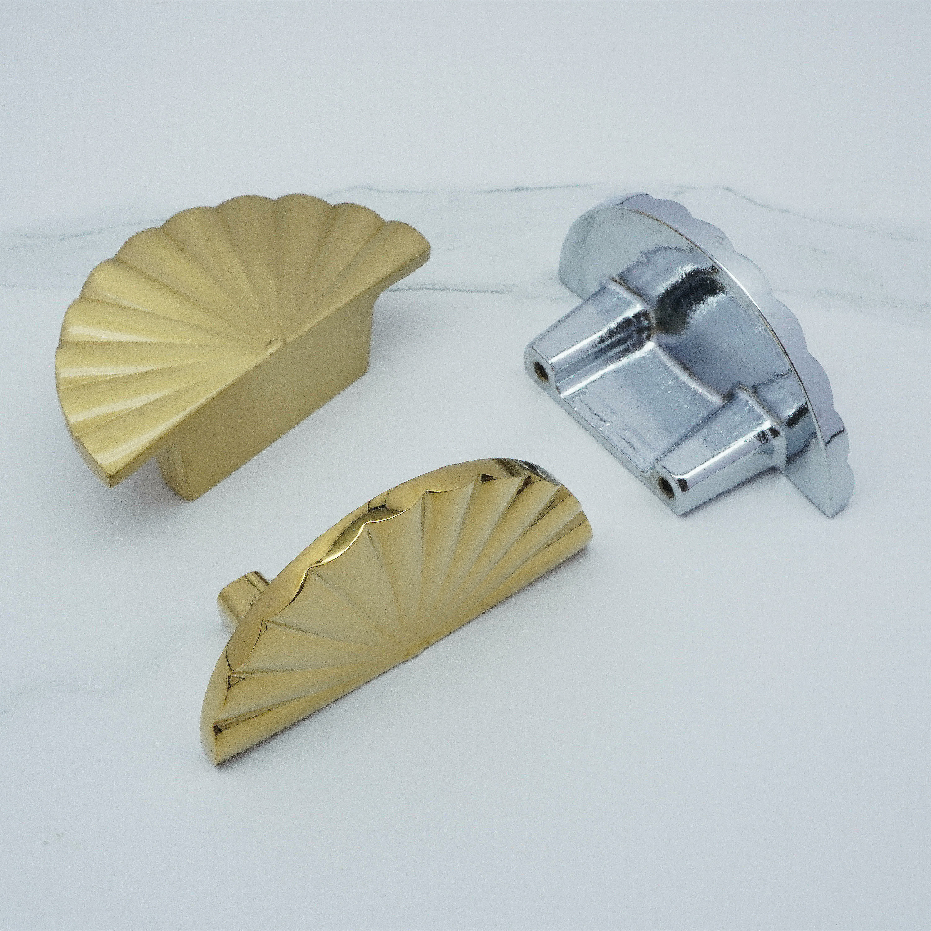 Sunflower Knobs,semicircle Pulls,brass Circle Cabinet Knobs,drawer Pulls,silver Semicircle ...