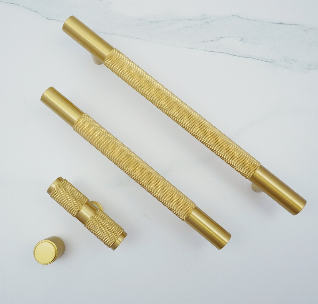 Long Knurled Pulls,knurled Handles,knurled T Bar, Modern Knurling ...