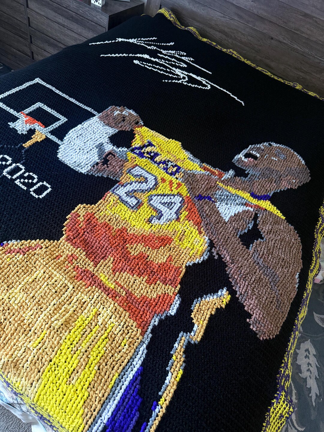 Kobe Bryant Crochet Blanket - Etsy