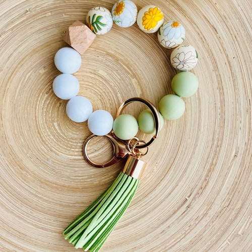 Bangle Keychain Bracelet Key Chain Wristlet Keyring - Etsy