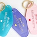 Motel Keychain | Vintage Hotel Key Chain | Retro Keyring | Cute ...