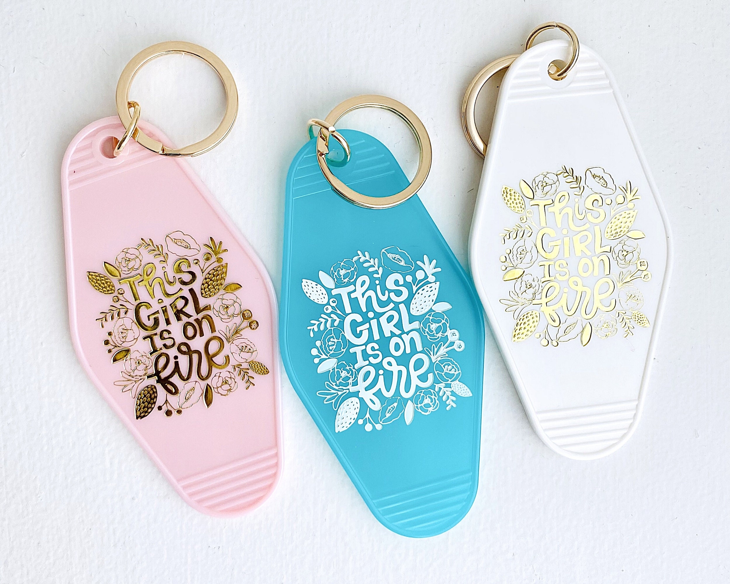 Motel Keychain Vintage Hotel Key Chain Retro Keyring - Etsy