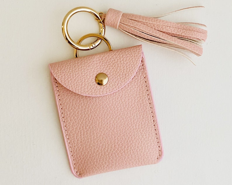 Mini Wallet Keychain Card Wallet Key Ring Wristlet - Etsy