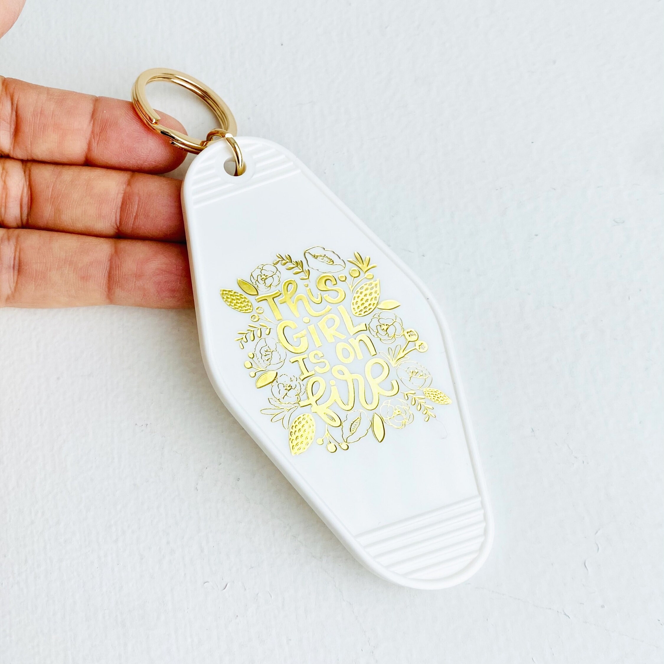 Motel Keychain Vintage Hotel Key Chain Retro Keyring - Etsy