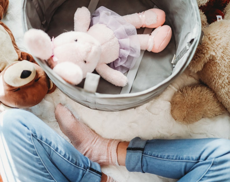 Hat Box Stuffed Animal Toy Storage Stackable Round Pop-up - Etsy