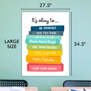 It's Okay to Be Yourself Classroom Tapestry - Double-sided ...