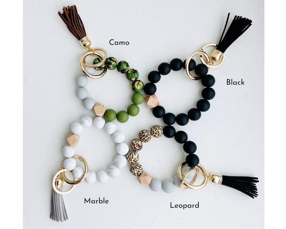 Bangle Key Ring Bracelet Key Chain Wristlet Keychain | Etsy