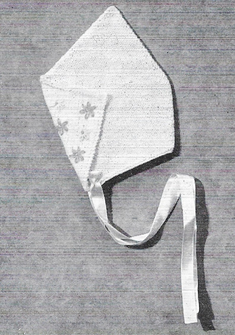 BONNETS BUNDLE - Vintage Patterns for Babies/ Newborn Boys & Girls ...