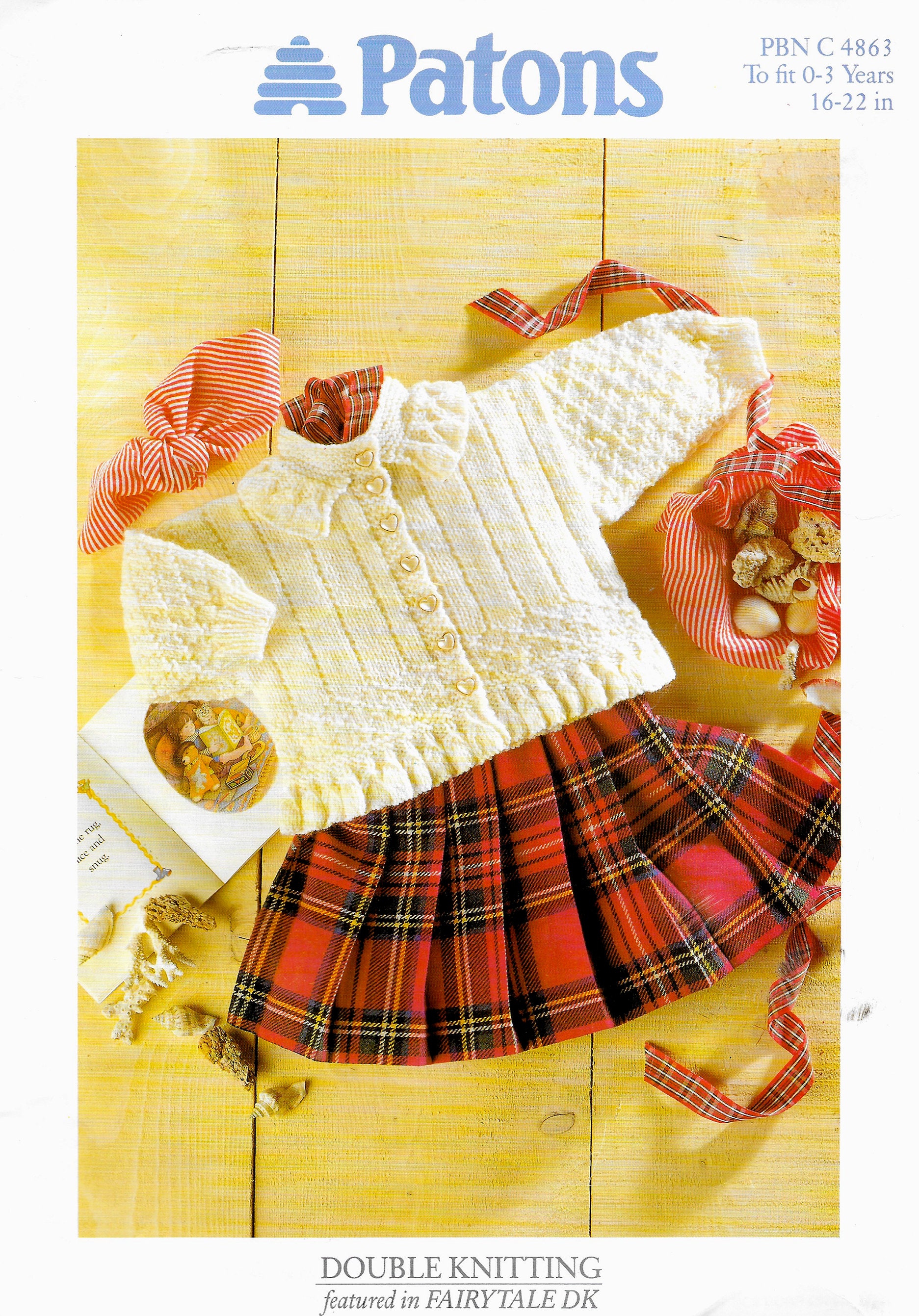 Vintage Patons Knitting Pdf Pattern Baby or Toddler Jacket/cardigan, 0 ...
