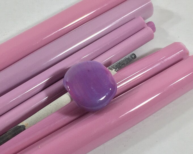 Pink BUBBLE GUM Murano Glass 4-6mm Effetre Moretti Glass Rods COE 104 ...