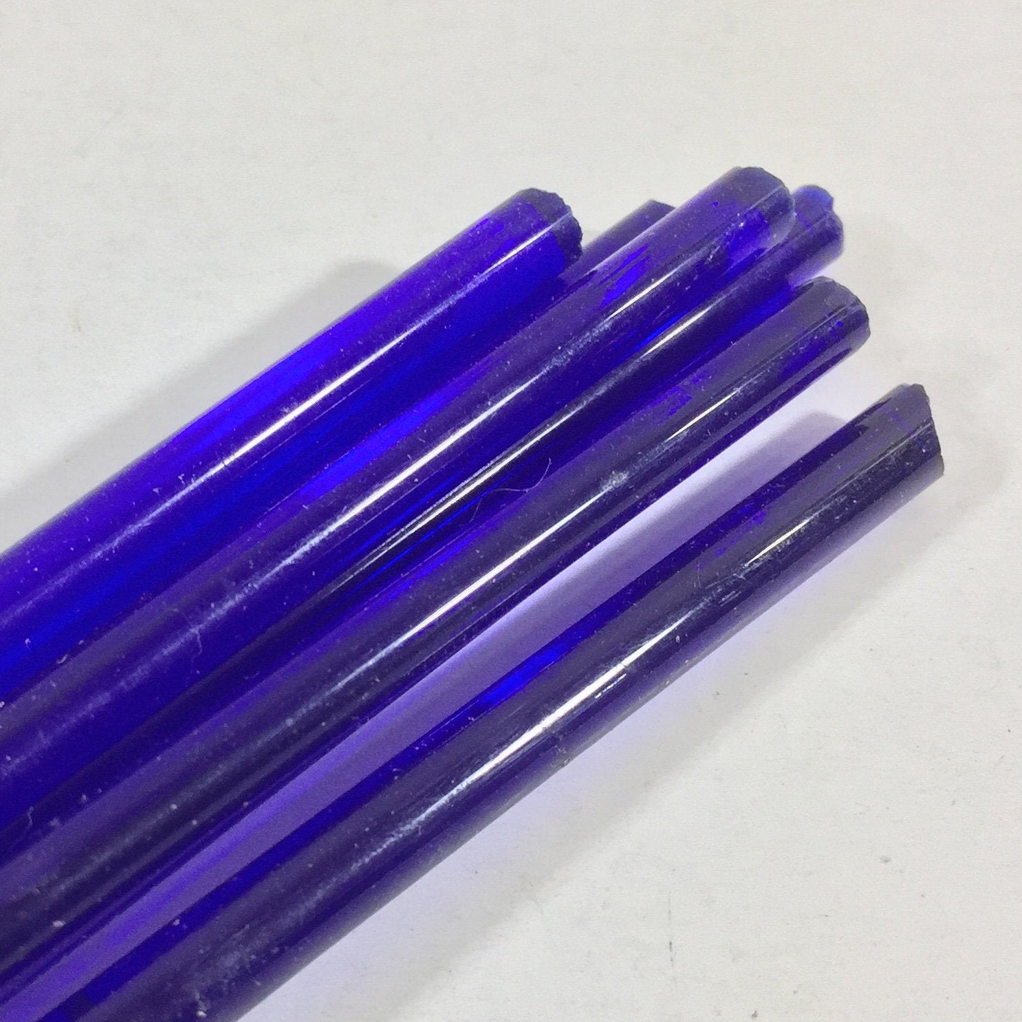 Materials LIGHT LAPIS blue 240 Murano glass 4-6mm Effetre Moretti glass ...