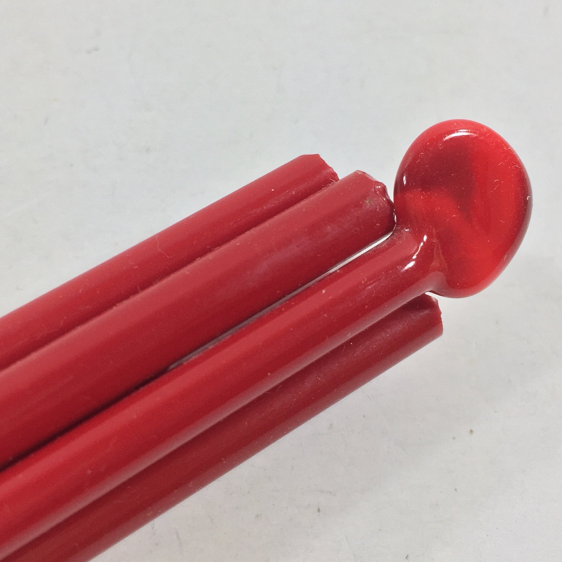 MEDIUM RED 432 Murano Glass 4-6mm Effetre Moretti Glass Rods - Etsy