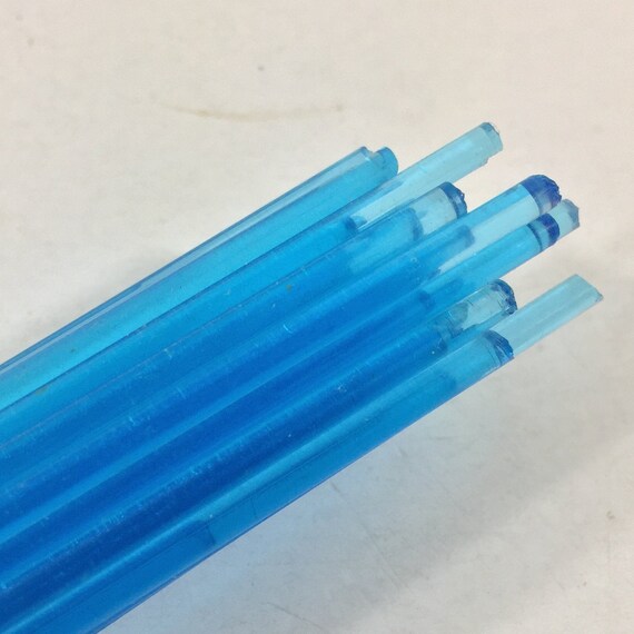 Transparent LIGHT AQUA stringer Murano glass 2-3mm Effetre | Etsy