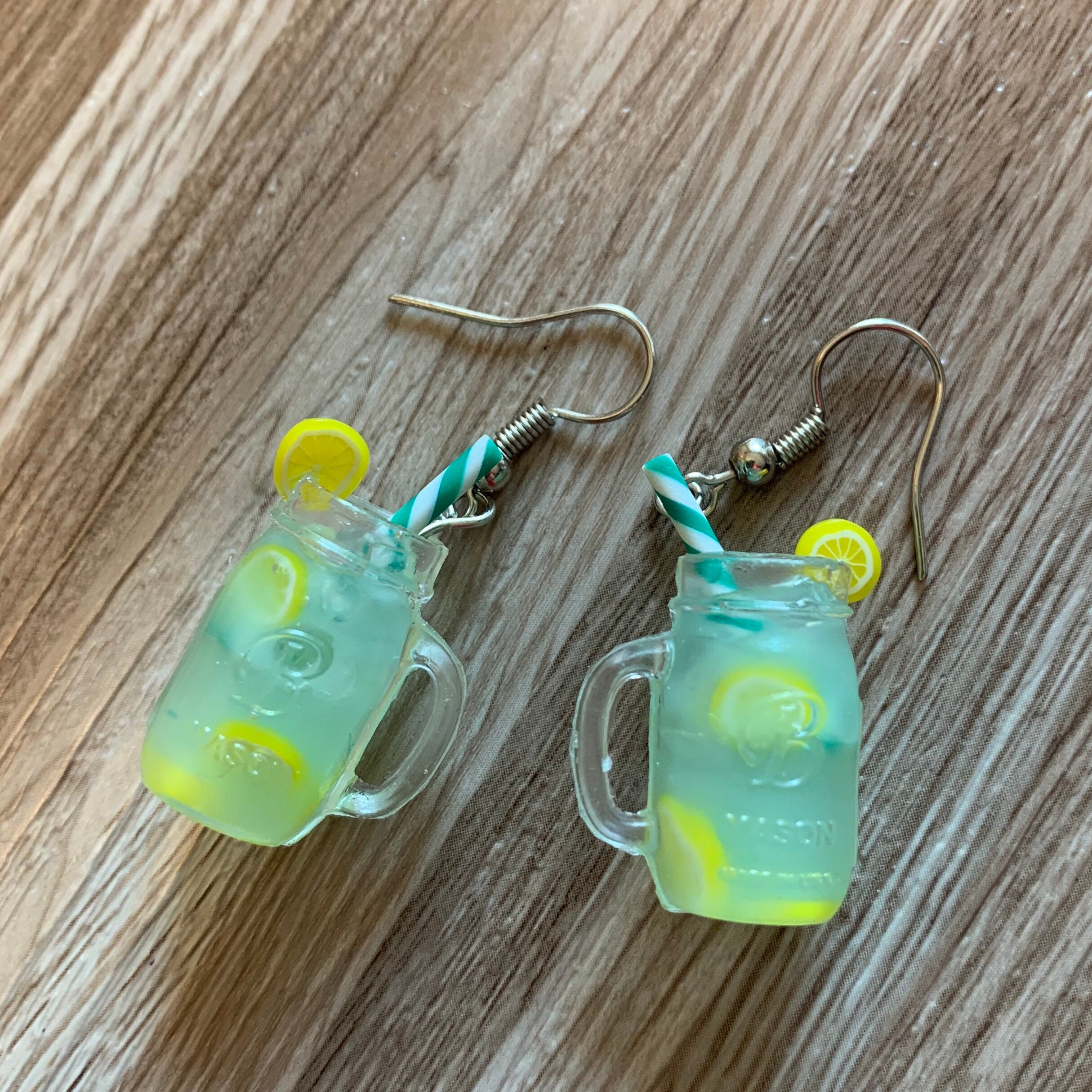 Cute Blue Lemonade Charms Keychain or Earrings | Etsy