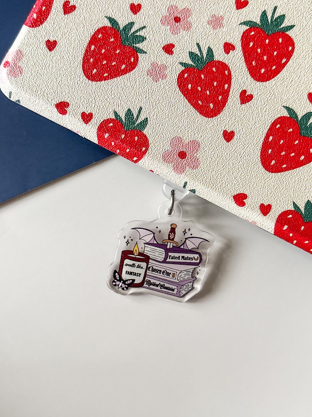 Fantasy Reader Acrylic E-reader Charm - Dust Plug - Etsy