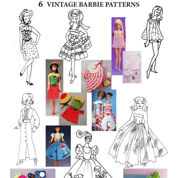 Barbie Pattern - Etsy