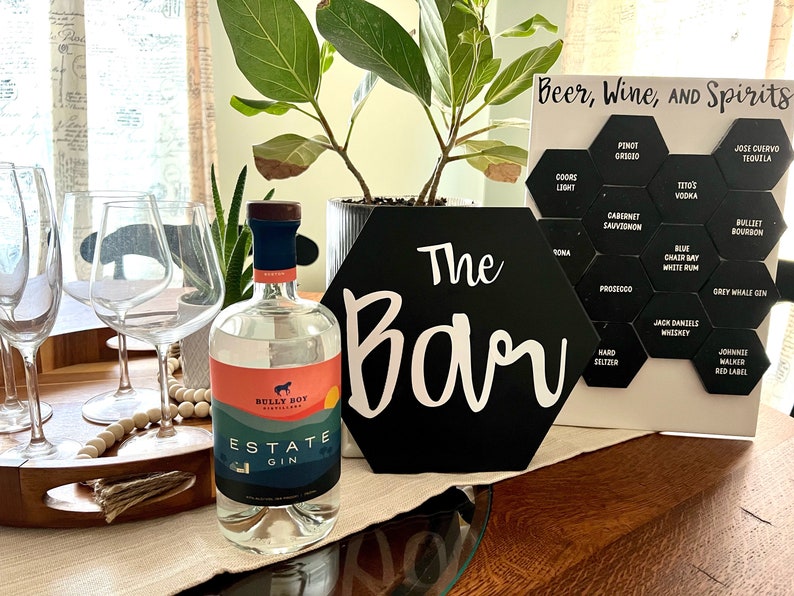 Tile Bar and Beverage Sign - Etsy