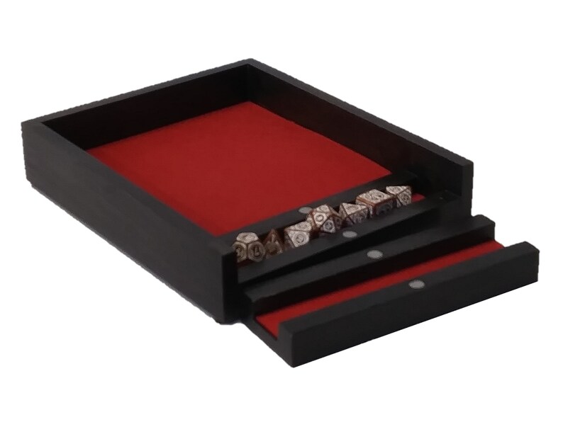 Wood Dice Tray and Vault (storage Box With Lid, Rpg D&D) - Etsy