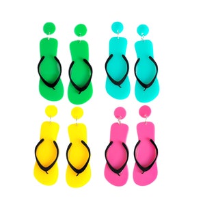 Flip Flop Earrings/ Sandal Earrings - Etsy