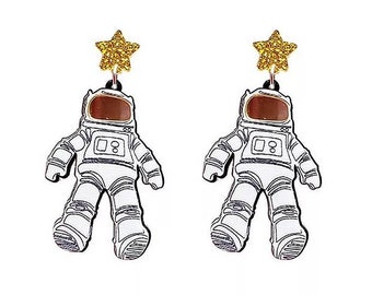 Nasa Style Earrings - Etsy