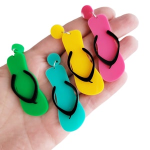 Flip Flop Earrings/ Sandal Earrings - Etsy