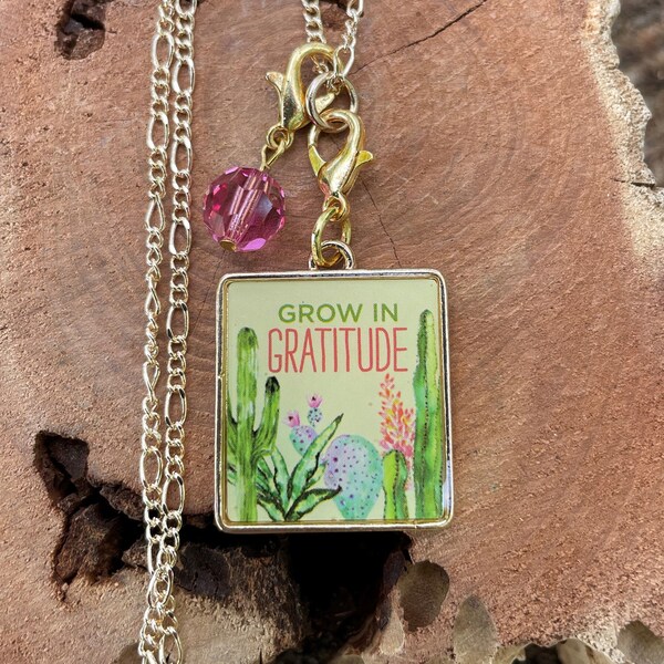 Gratitude Necklace - Etsy