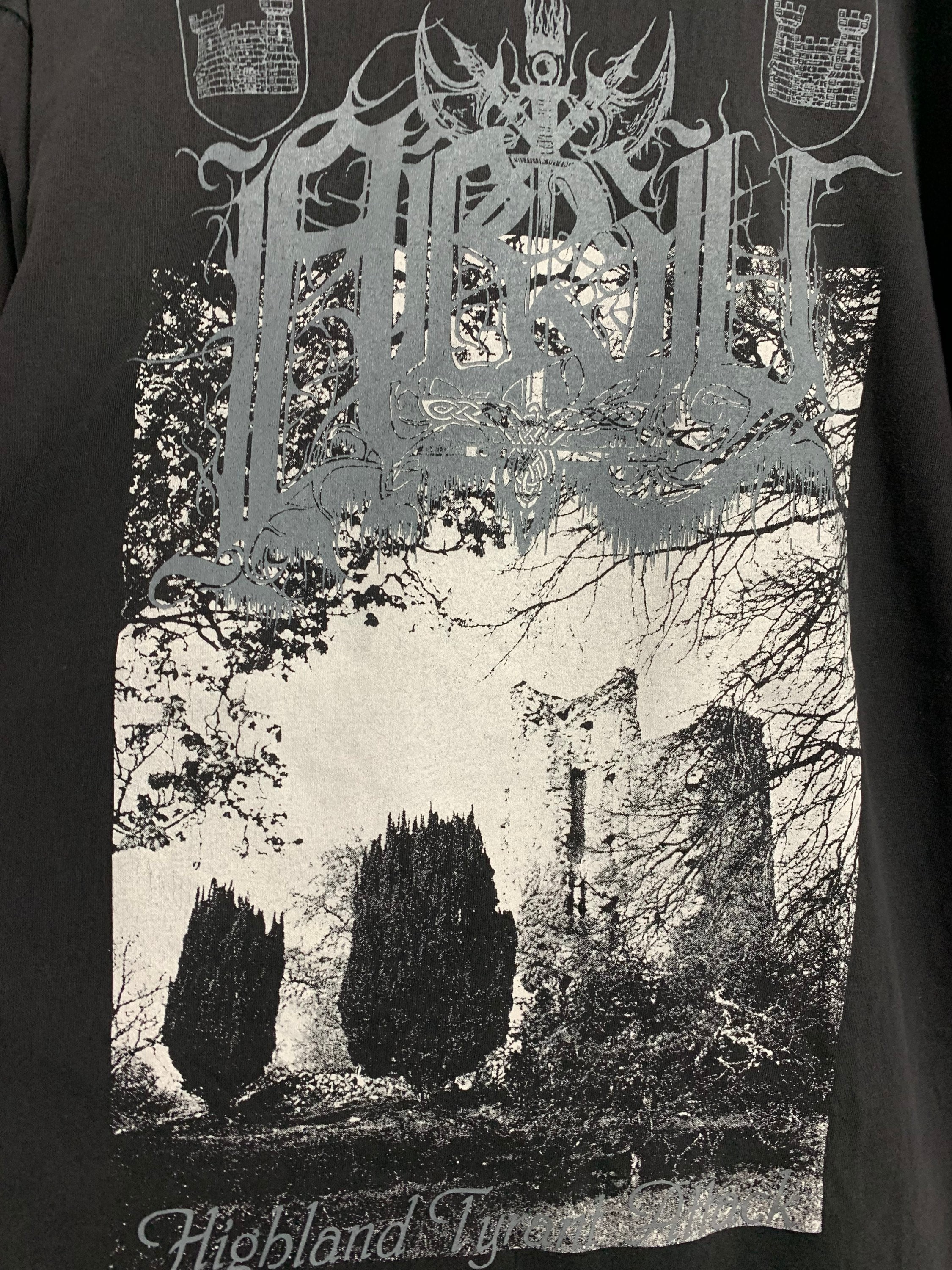 ABSU 1996 HIGHLAND Tyrant Attack Vintage Metal Longsleeve / Ultra RARE / Satyricon / Darkthrone ...