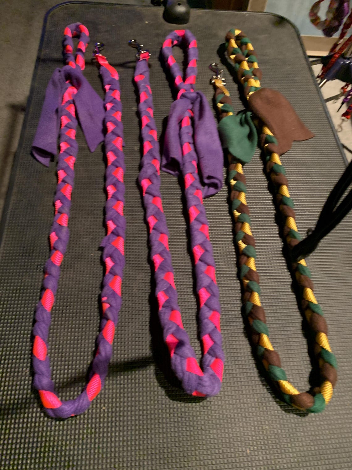 Custom Made Fleece Agility Tug Leashes, - Etsy